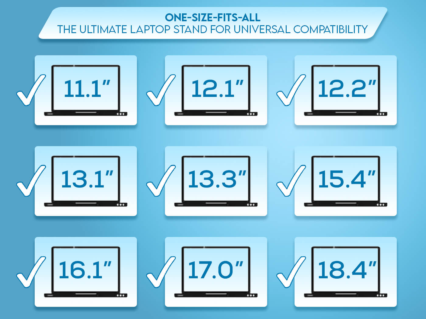 Side-Mount Laptop Desk Stand fits: Dell / Acer / ASUS /MacBook/Surface ...