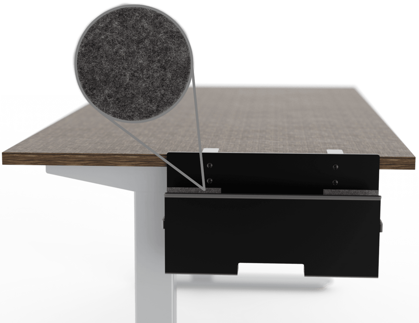 Side-Mount Laptop Desk Stand fits: Dell / Acer / ASUS /MacBook/Surface ...