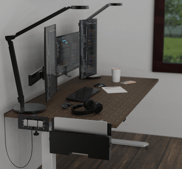 Side-Mount Laptop Desk Stand fits: Dell / Acer / ASUS /MacBook/Surface ...