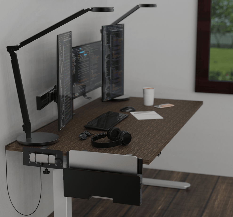 Side-Mount Laptop Desk Stand fits: Dell / Acer / ASUS /MacBook/Surface ...